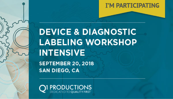 Agenda Download: Medical Device and Diagnostic Labeling Workshop ...