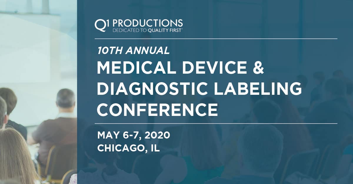 9th Annual Medical Device and Diagnostic Labeling Conference - Q1 ...