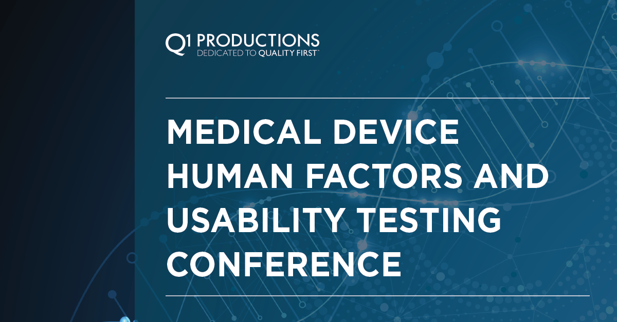 5th Annual Medical Device Human Factors & Usability Testing Conference ...
