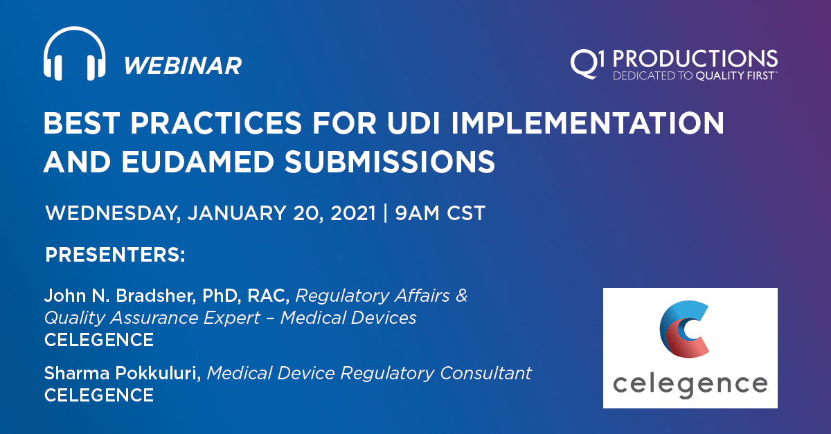 Best Practices for UDI Implementation and EUDAMED Submissions - Q1 ...
