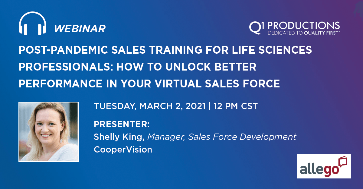 Post-Pandemic Sales Training for Life Sciences Professionals: How to ...