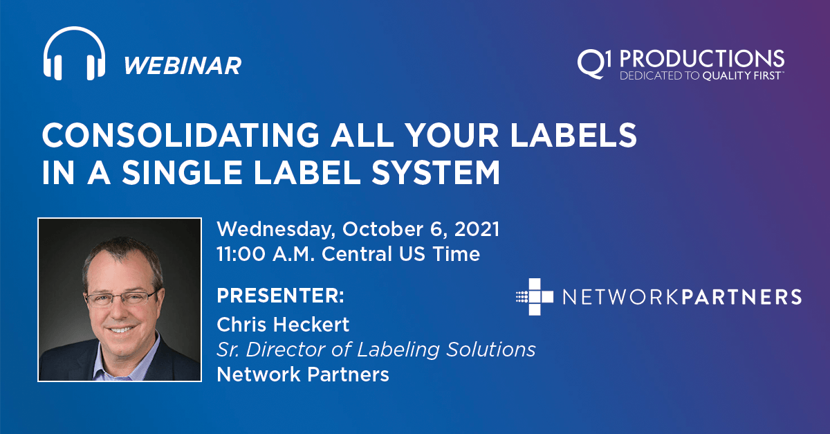 Consolidating All Your Labels in a Single Label System - Q1 Productions