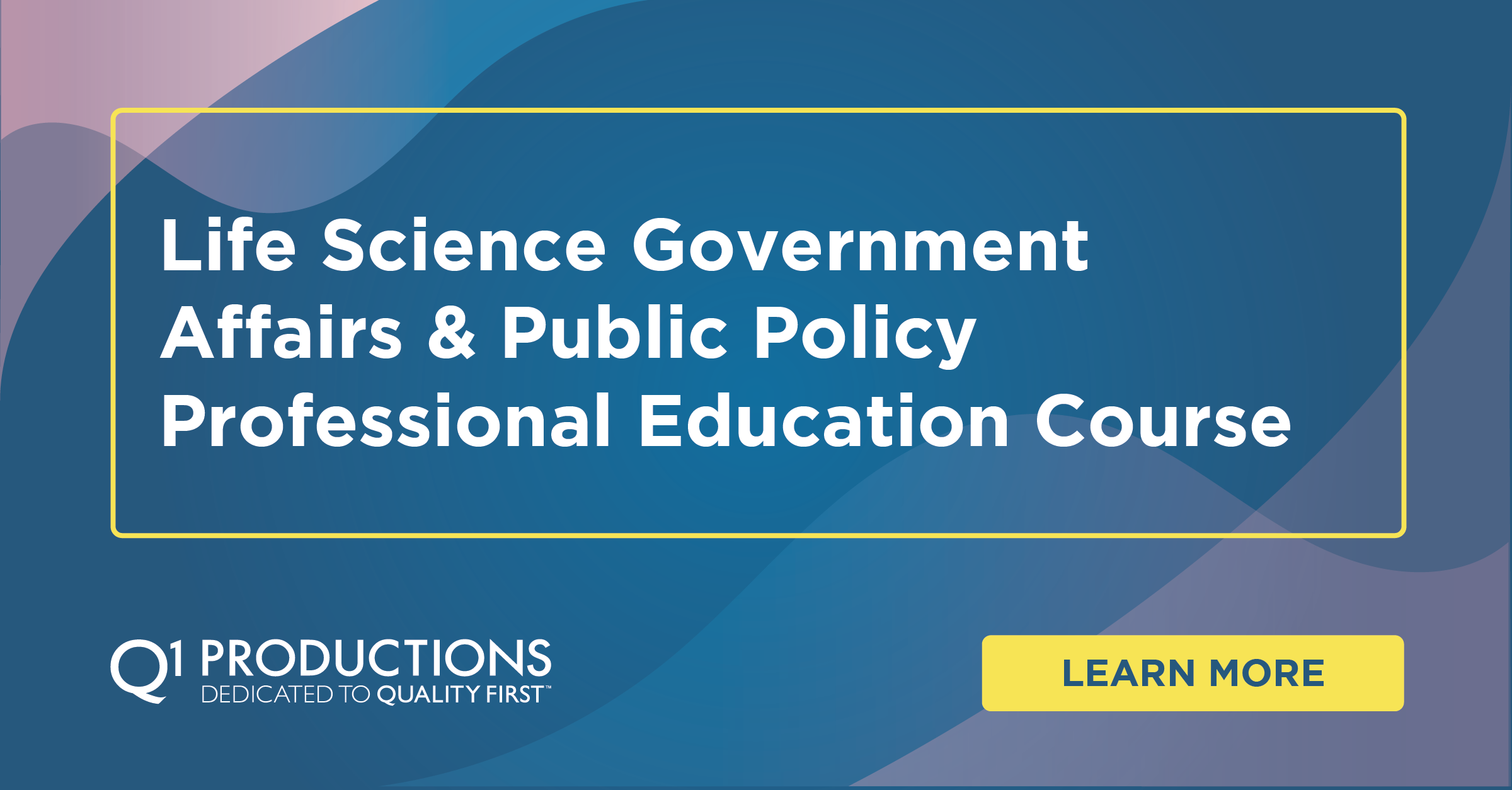 Life Science Government Affairs & Public Policy Professional Education ...